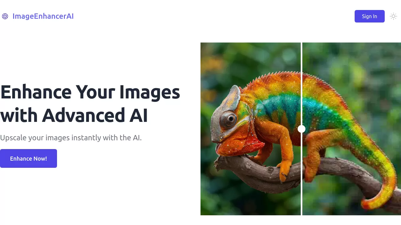 ImageEnhancerAI - Enhance Your Images with Advanced AI