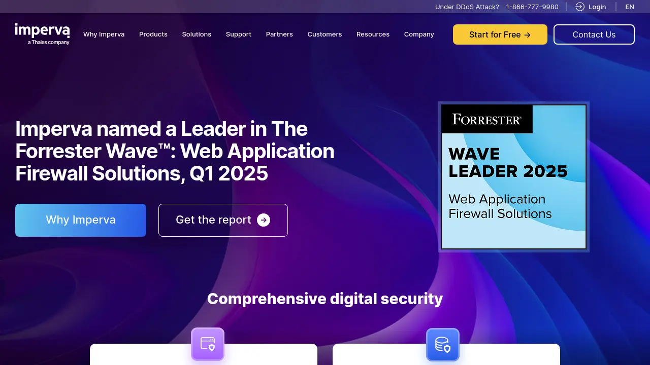 Imperva - Comprehensive digital security for applications and data.