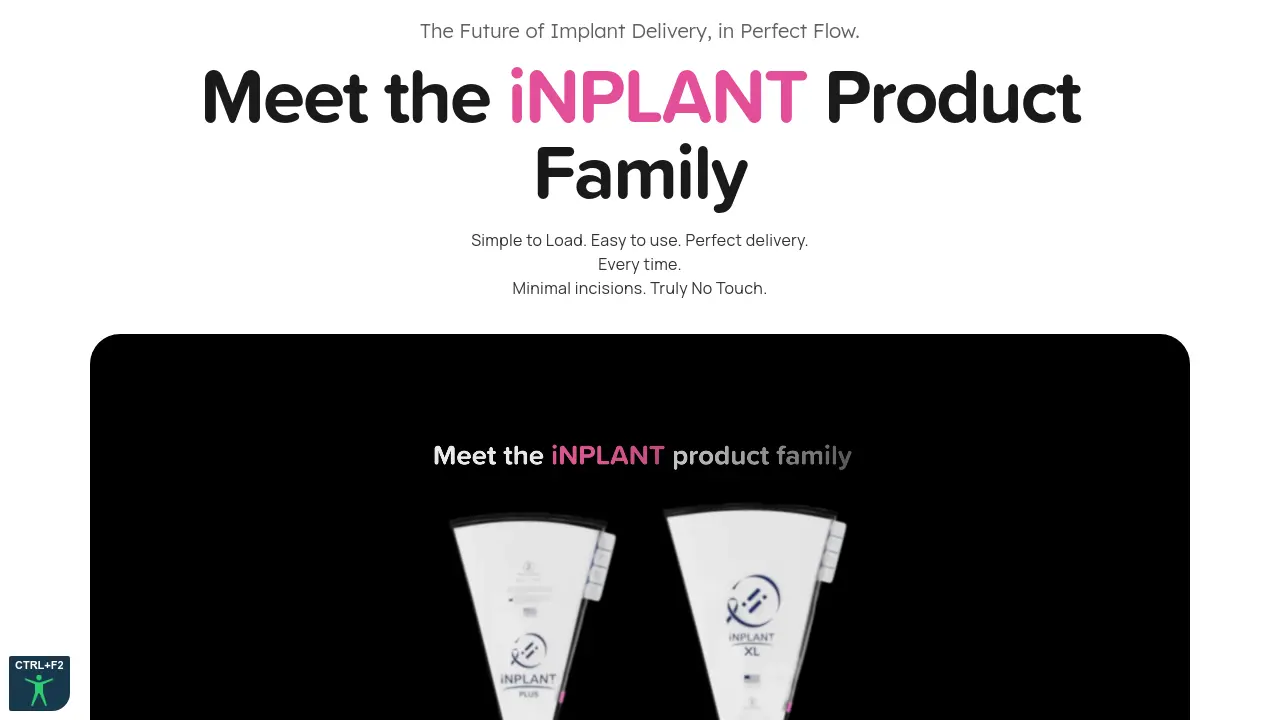 iNPLANT Funnel - The Future of Implant Delivery, in Perfect Flow