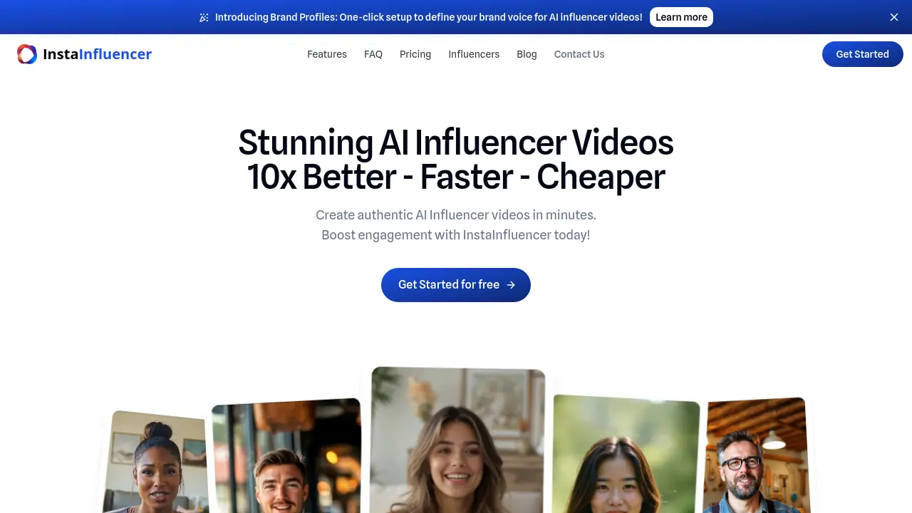 InstaInfluencer - Stunning AI Influencer Videos 10x Better - Faster ...