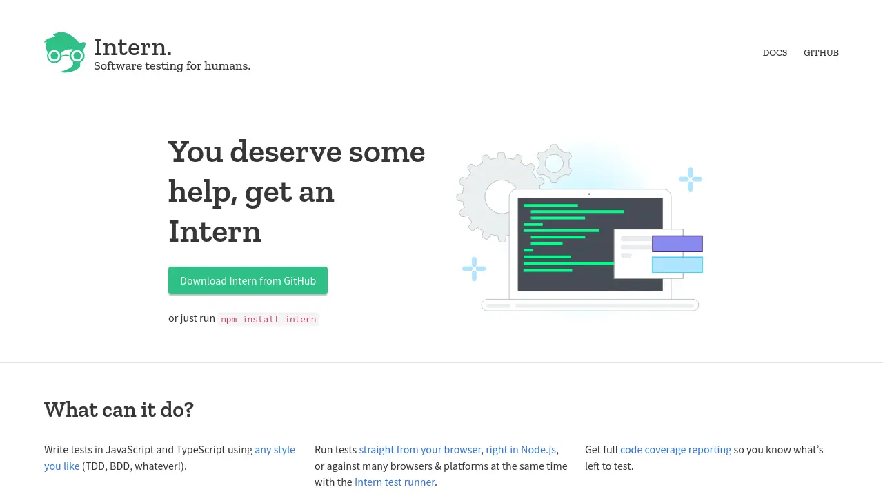 Intern - Software testing for humans