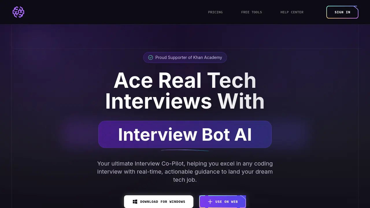Interview Bot AI - Your ultimate Interview Co-Pilot for acing tech ...