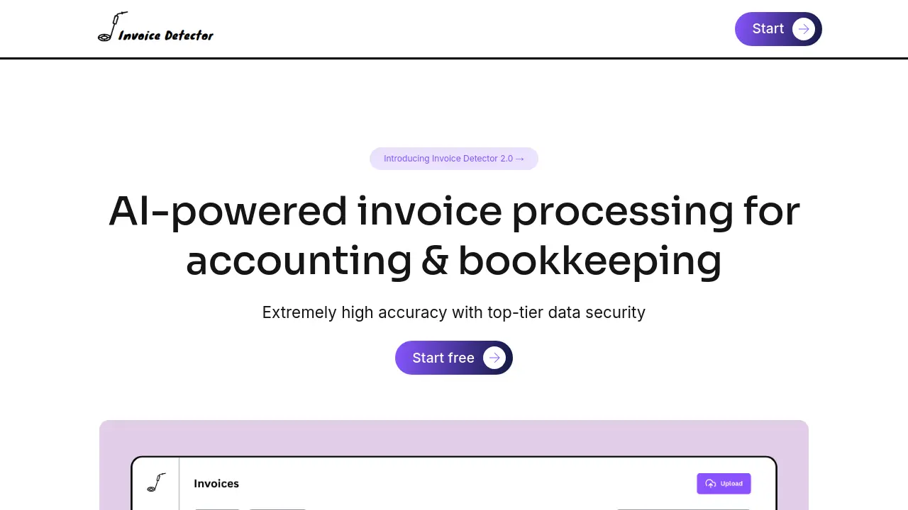 Invoice Detector - AI-Powered Invoice Processing for Accounting ...