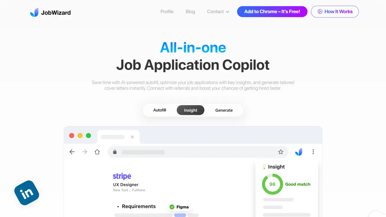 JobWizard - AI-powered Job Application Copilot for faster, smarter ...