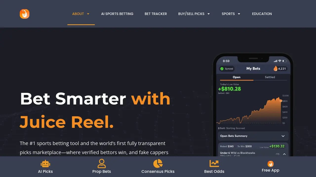 Juice Reel - The #1 sports betting tool and the world’s first fully ...