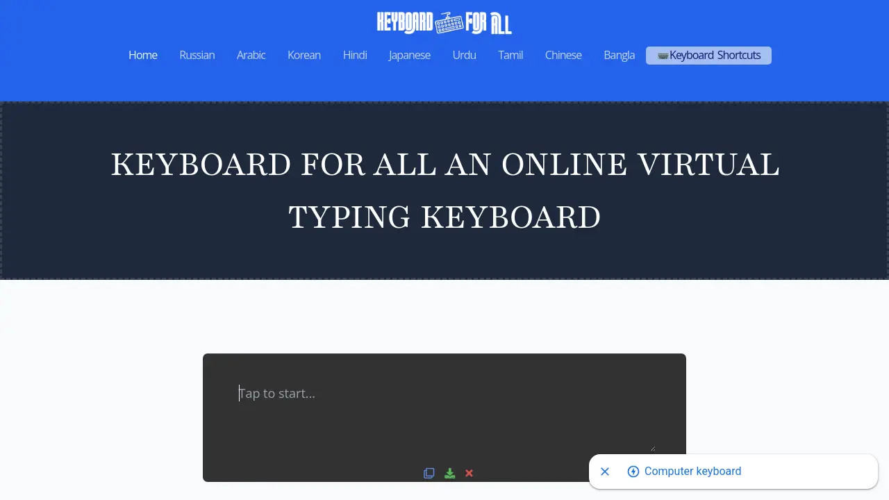 Keyboard for All - The fastest way to type in every language, on any device