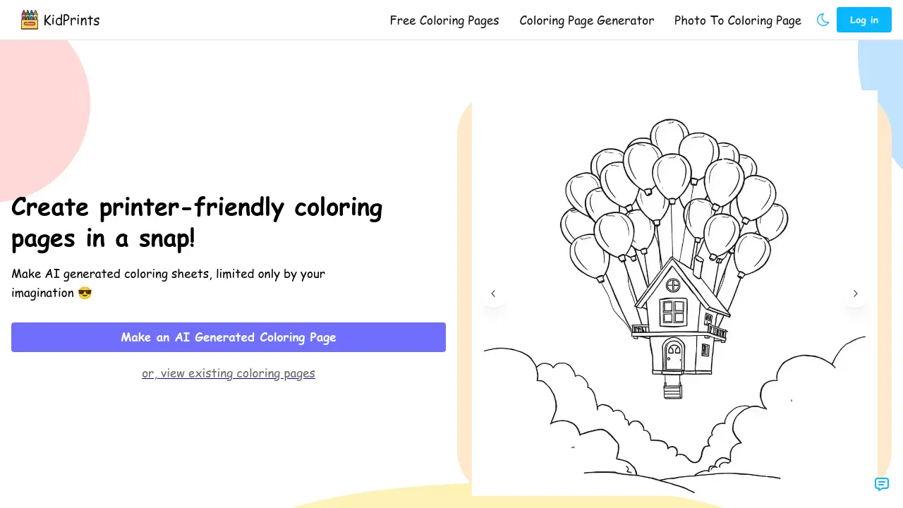 KidPrints - Create printer-friendly coloring pages in a snap!