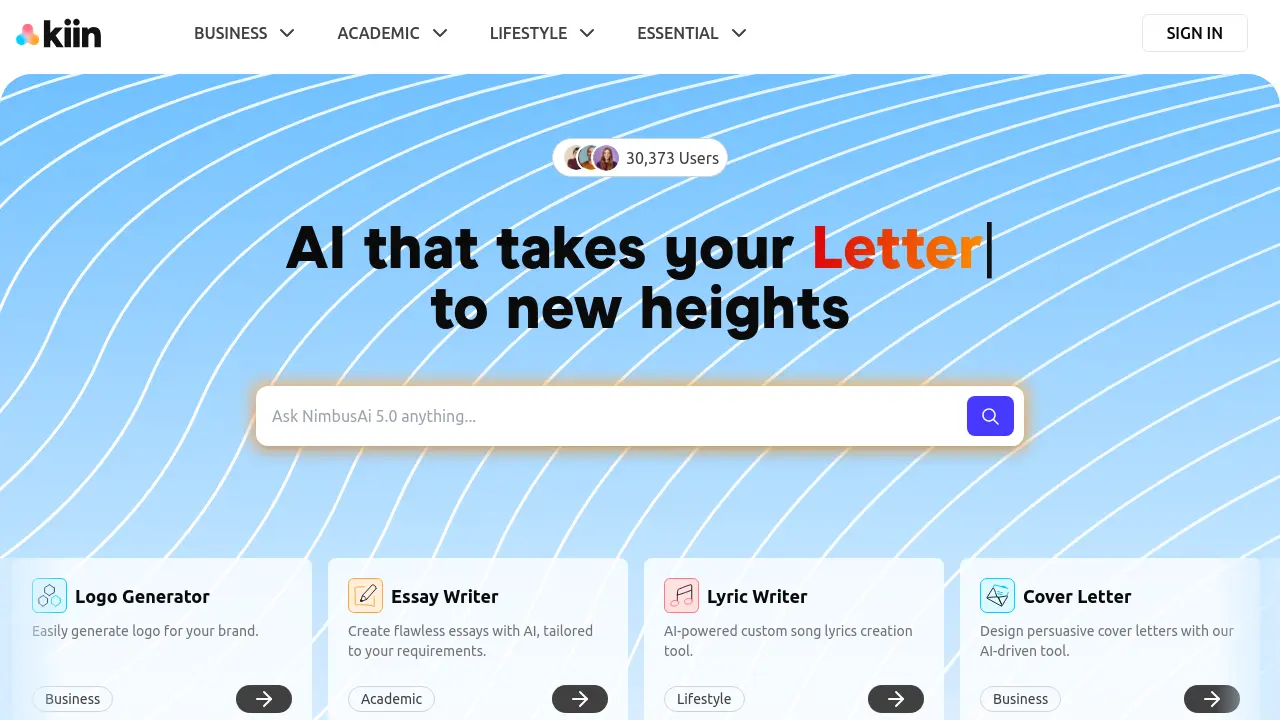Kiin - AI that takes your creativity to new heights