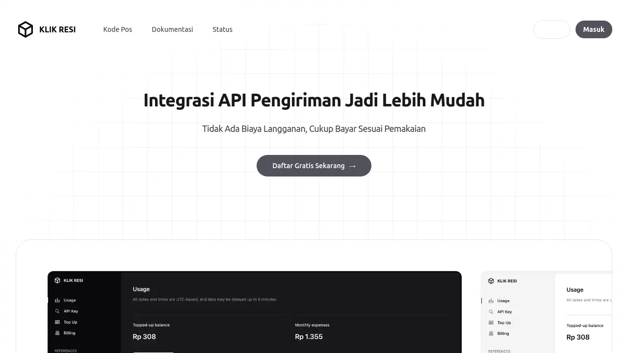 Klik Resi - Integrasi API Pengiriman Jadi Lebih Mudah