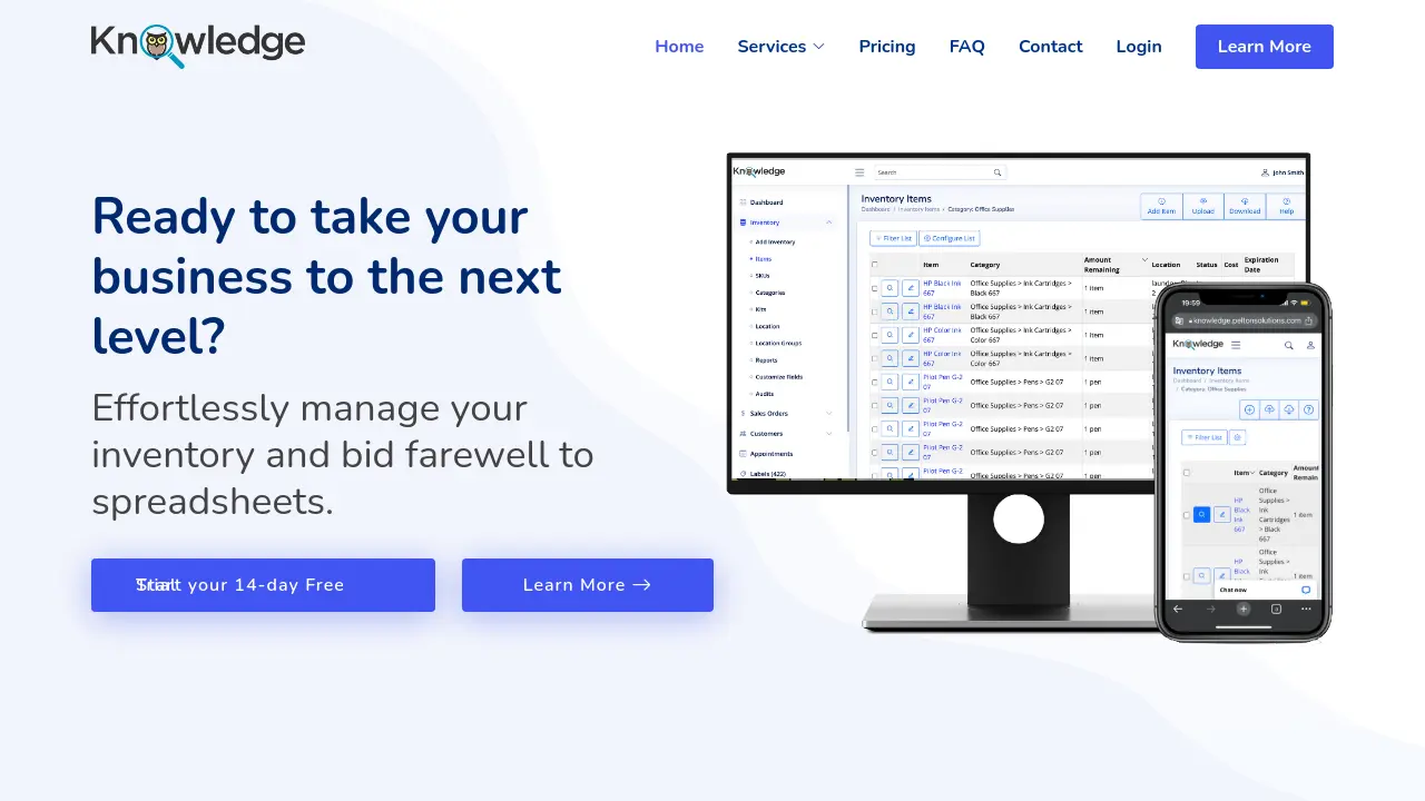 Knowledge ERP - Advanced Inventory, Order, and Asset Management Platform