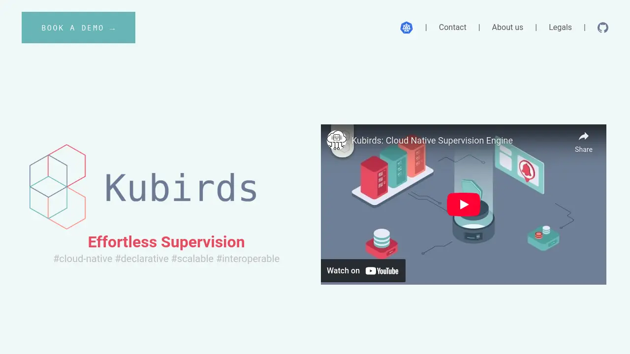 Kubirds - Cloud-Native Supervision Engine for Kubernetes Monitoring