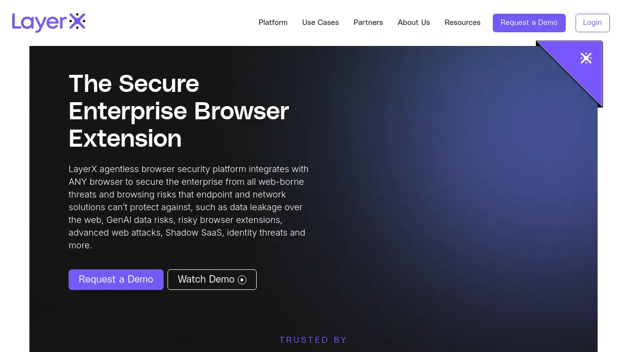 LayerX Security - The Secure Enterprise Browser Extension