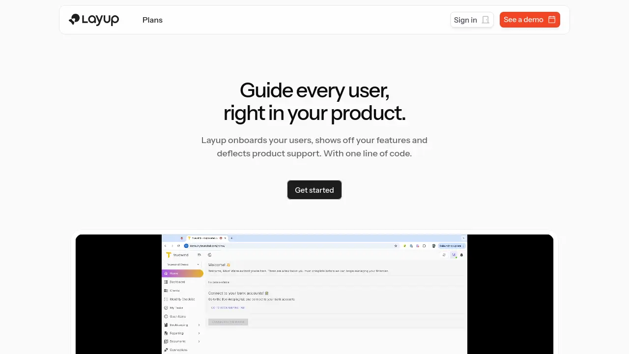 Layup - Guide every user, right in your product.