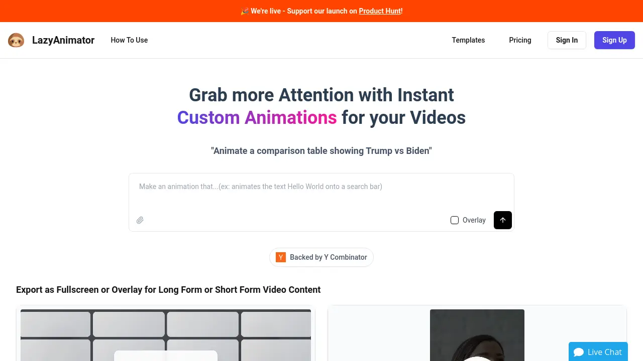 LazyAnimator - Instant Custom Animations for Your Videos