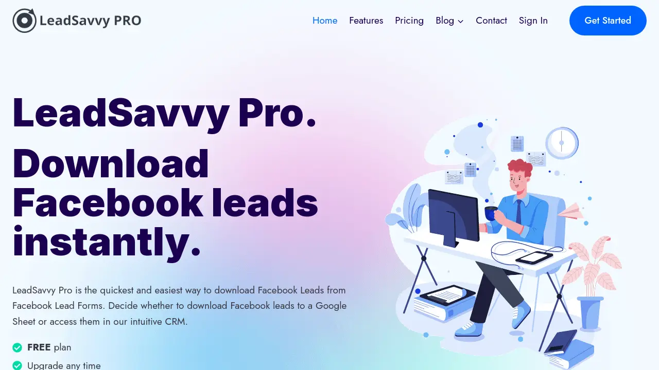 LeadSavvy Pro - Instantly Download and Manage Facebook Leads
