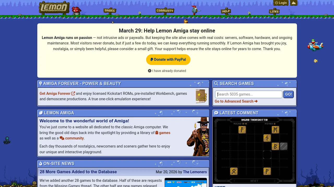 Lemon Amiga - Reviving Classic Amiga Gaming with a Comprehensive ...