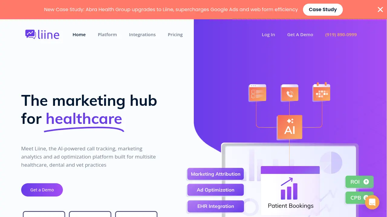 Liine - The AI-Powered Marketing Hub for Healthcare Practices