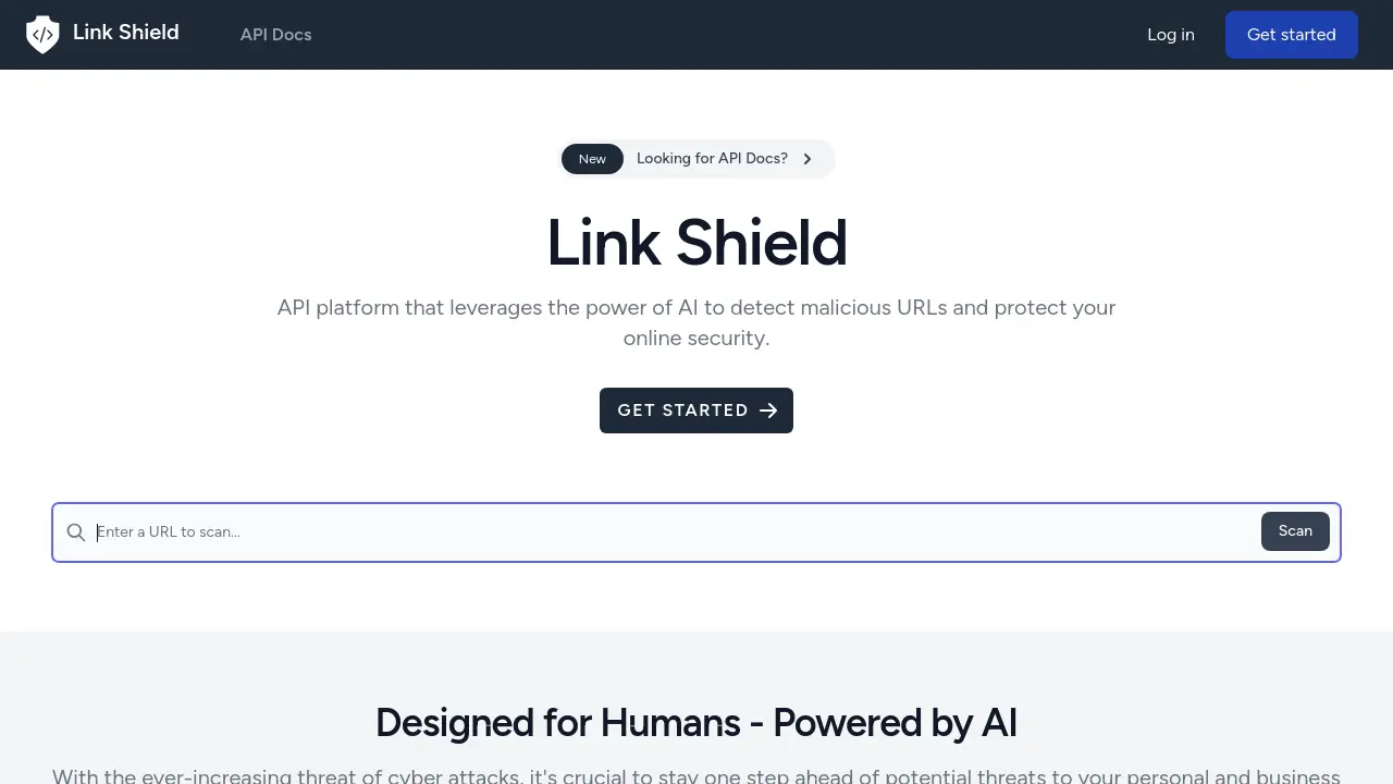 Link Shield - API platform that leverages AI to detect malicious URLs ...