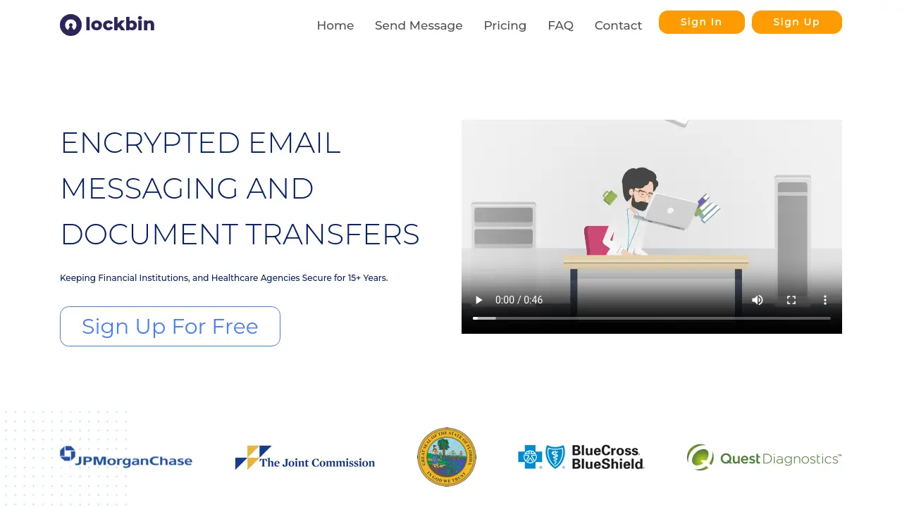 Lockbin - Encrypted Email Messaging and Document Transfers for Secure ...