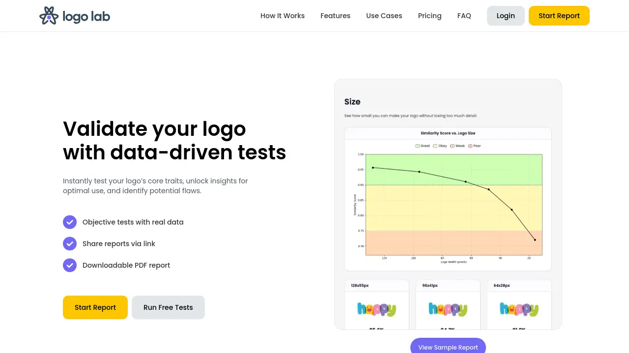 Logo Lab - Validate and Improve Your Logo with AI-Powered Reports