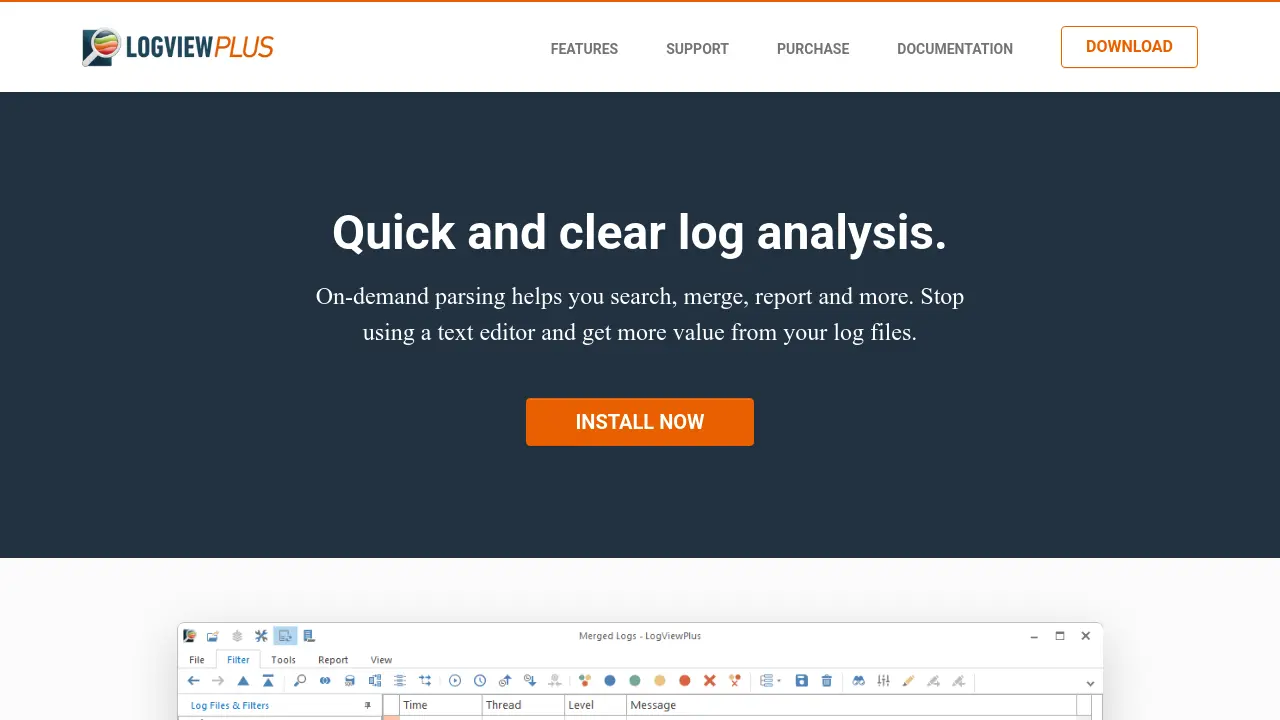 LogViewPlus - Advanced Log File Analysis and Reporting Software