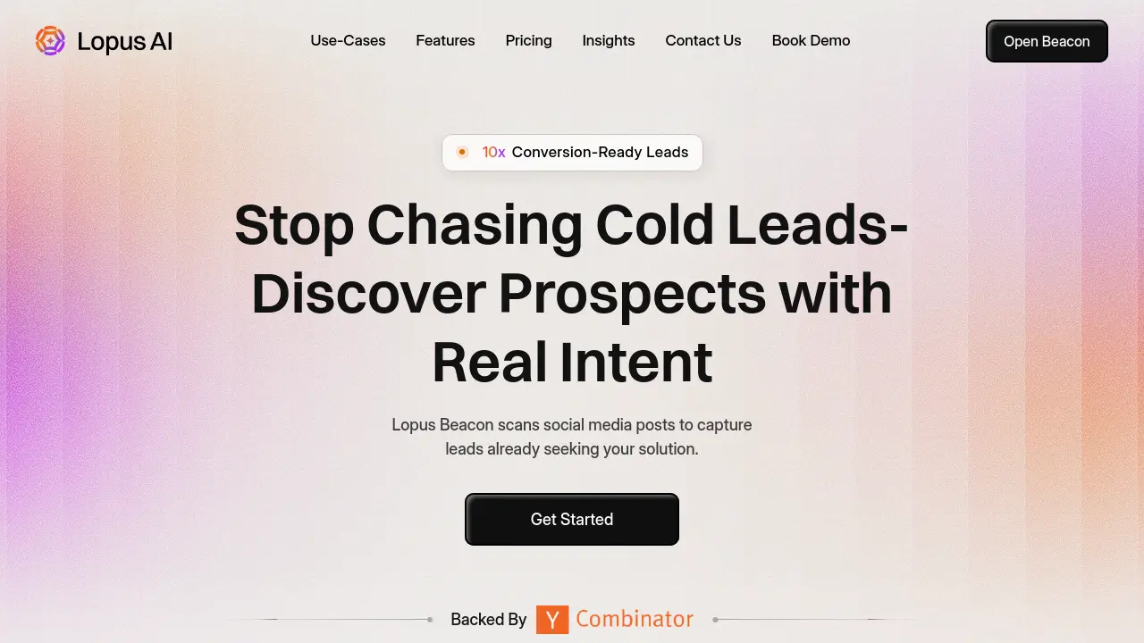 Lopus Beacon - Stop Chasing Cold Leads- Discover Prospects with Real Intent