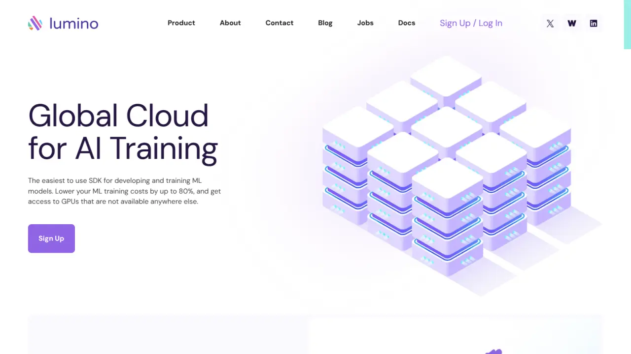 Lumino - Global Cloud for AI Training