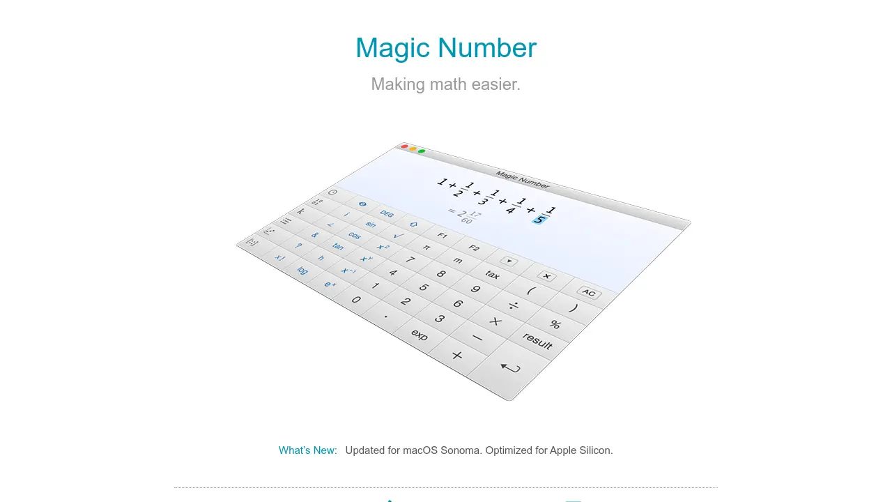 Magic Number - Advanced, Intuitive Calculator for macOS