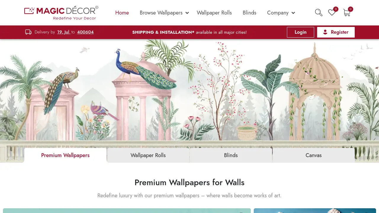 Magicdecor - Personalized Designer Wallpapers & Home Decor Solutions