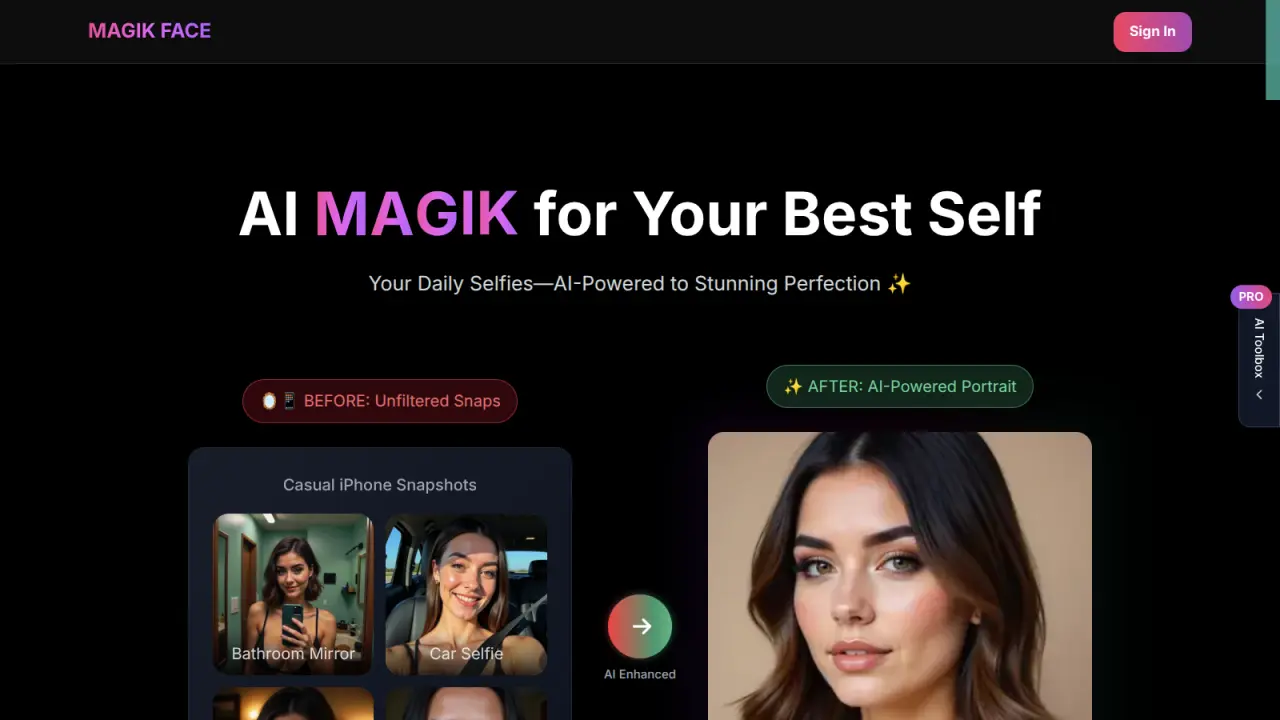 Magik Face - AI MAGIK for Your Best Self