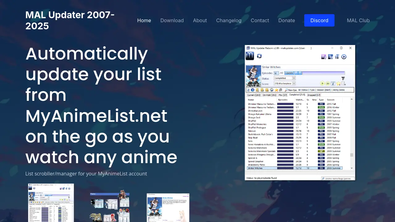 MAL Updater - Automatically update your MyAnimeList account as you ...