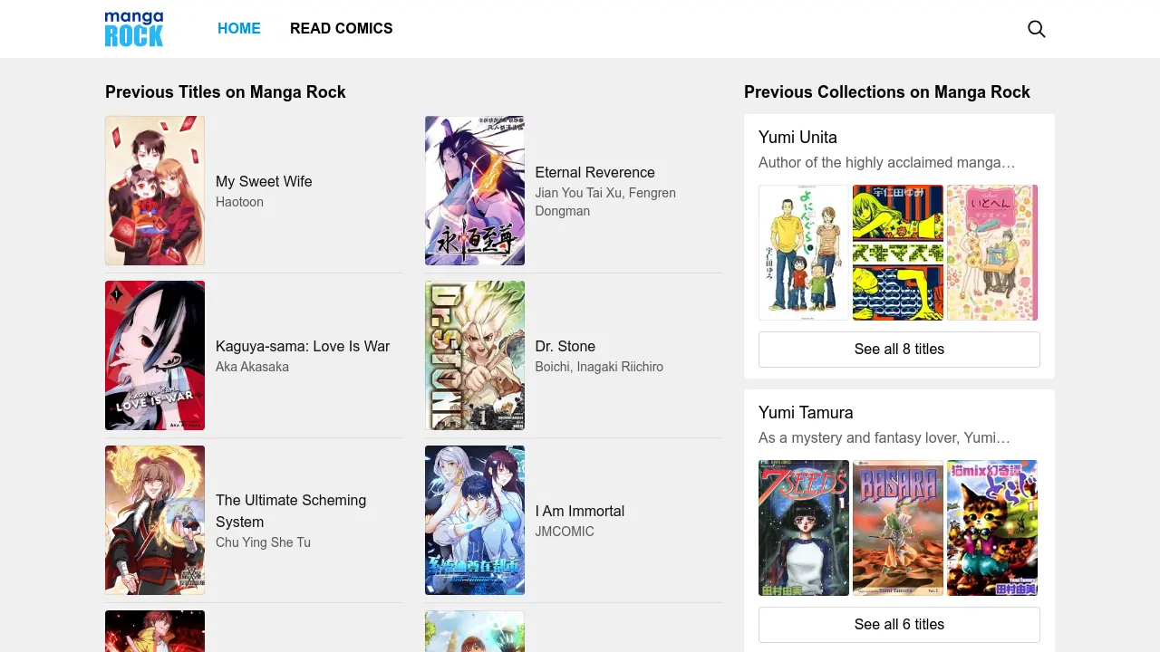 Manga Rock - Discover and read a vast collection of manga and comics ...