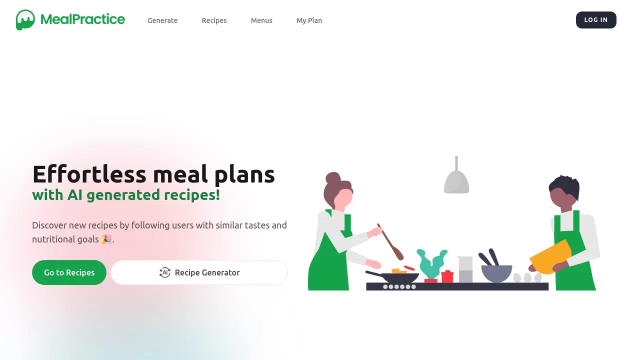 Mealpractice Effortless Meal Plans With Ai Generated Recipes
