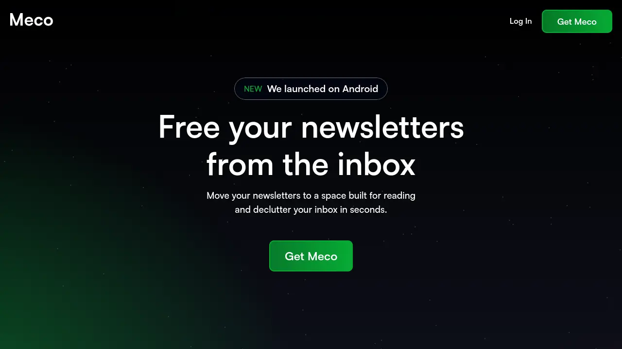 Meco - Free your newsletters from the inbox
