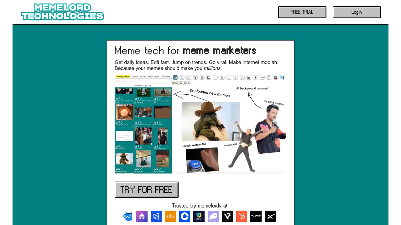 Memelord - The AI meme generator that makes meme creation fun and easy.
