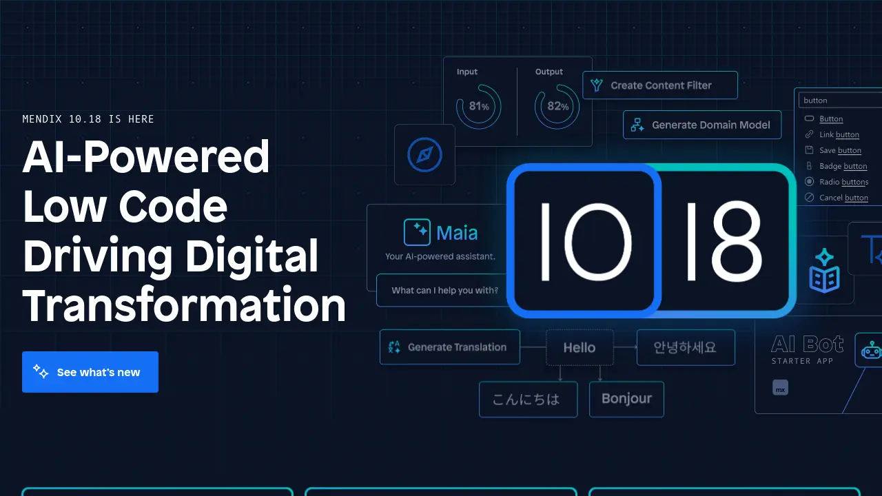 Mendix - Low-Code Application Development Platform