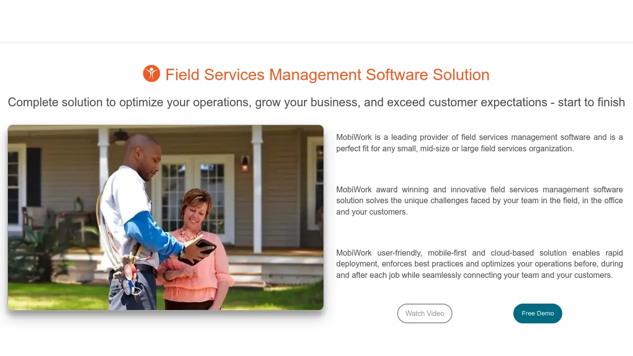 MobiWork - Field Services Management Software for Seamless Operations