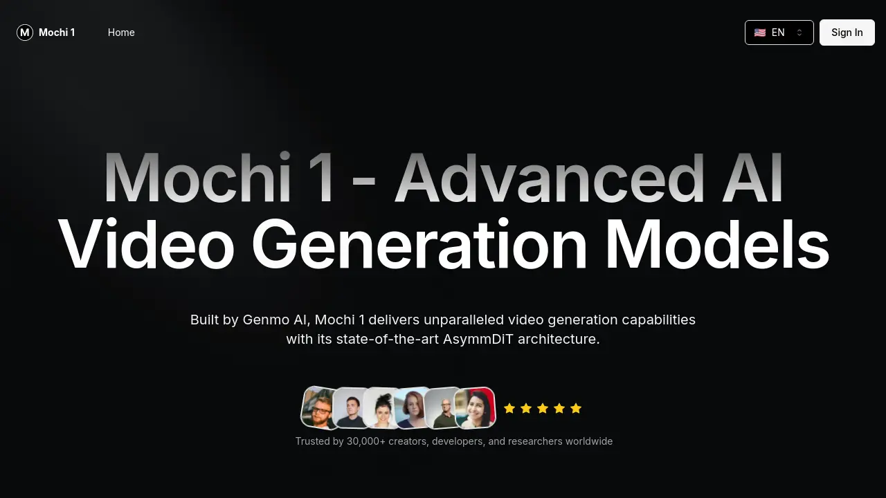 mochi-1.ai - Advanced AI Video Generation Models