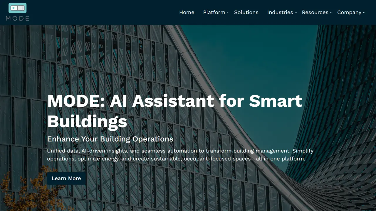 MODE - AI-Powered Smart Building Management and IoT Infrastructure Platform