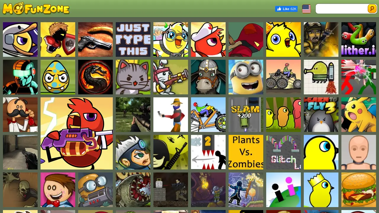 Mofunzone - Interactive entertainment platform with multilingual support.