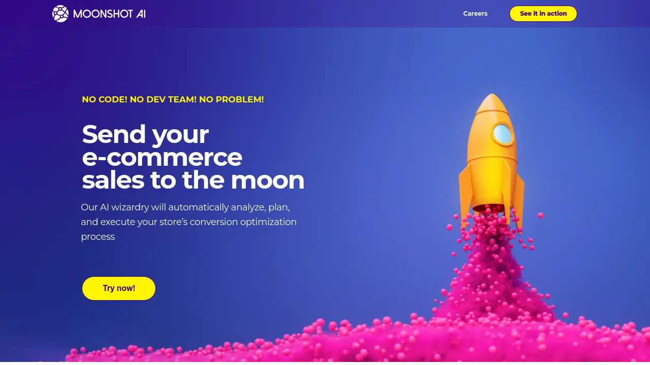 Moonshot AI - Send your e-commerce sales to the moon