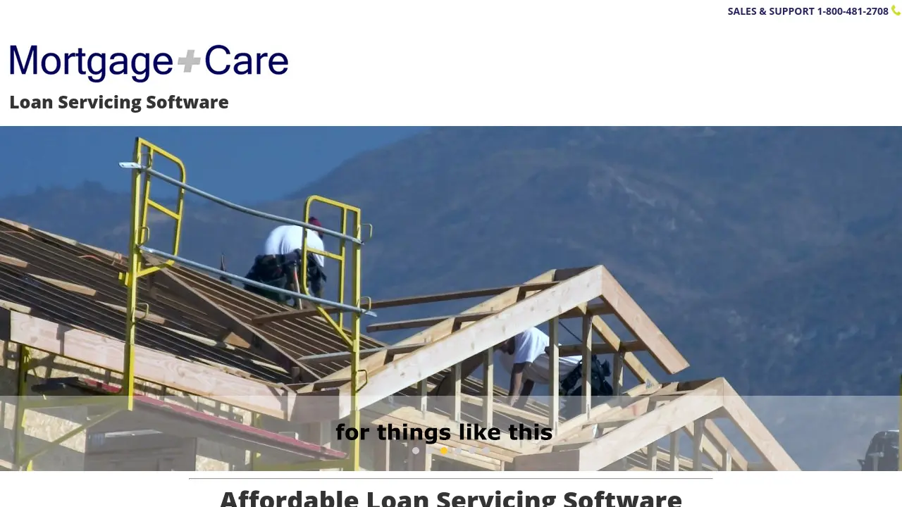 Mortgage+Care - Comprehensive Loan Servicing and Origination Management