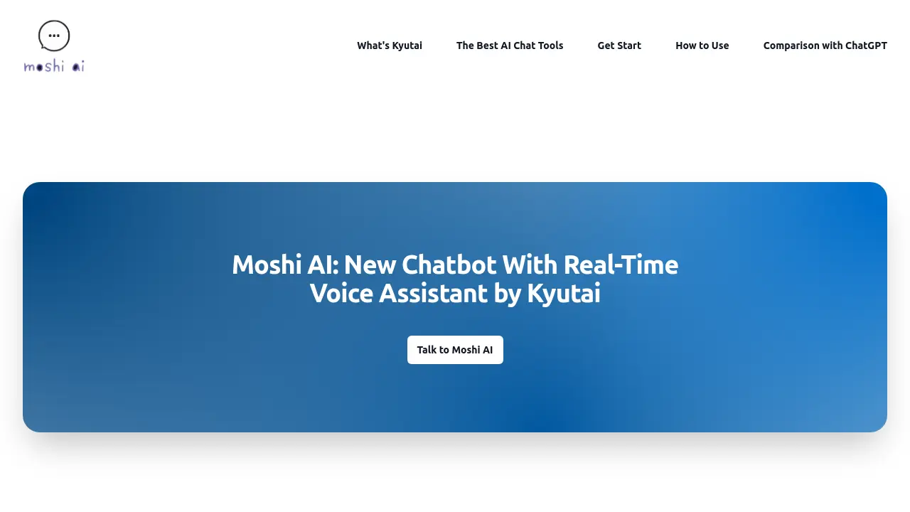 moshiai.org - Advanced AI Chatbot with Real-Time Voice Assistant ...