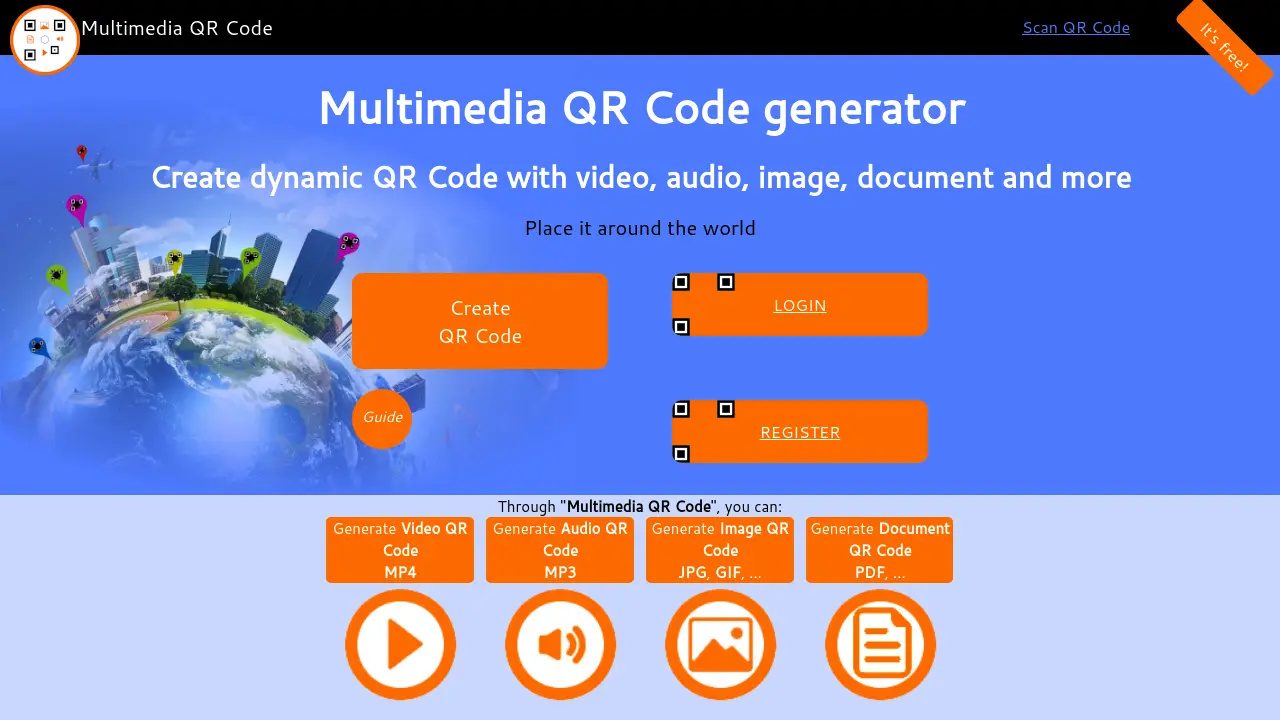 Multimedia QR Code - Create Dynamic QR Codes with Multimedia Content