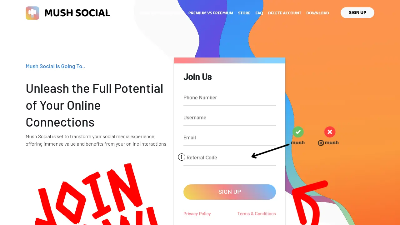 Mush Social - Unleash the Full Potential of Your Online Connections