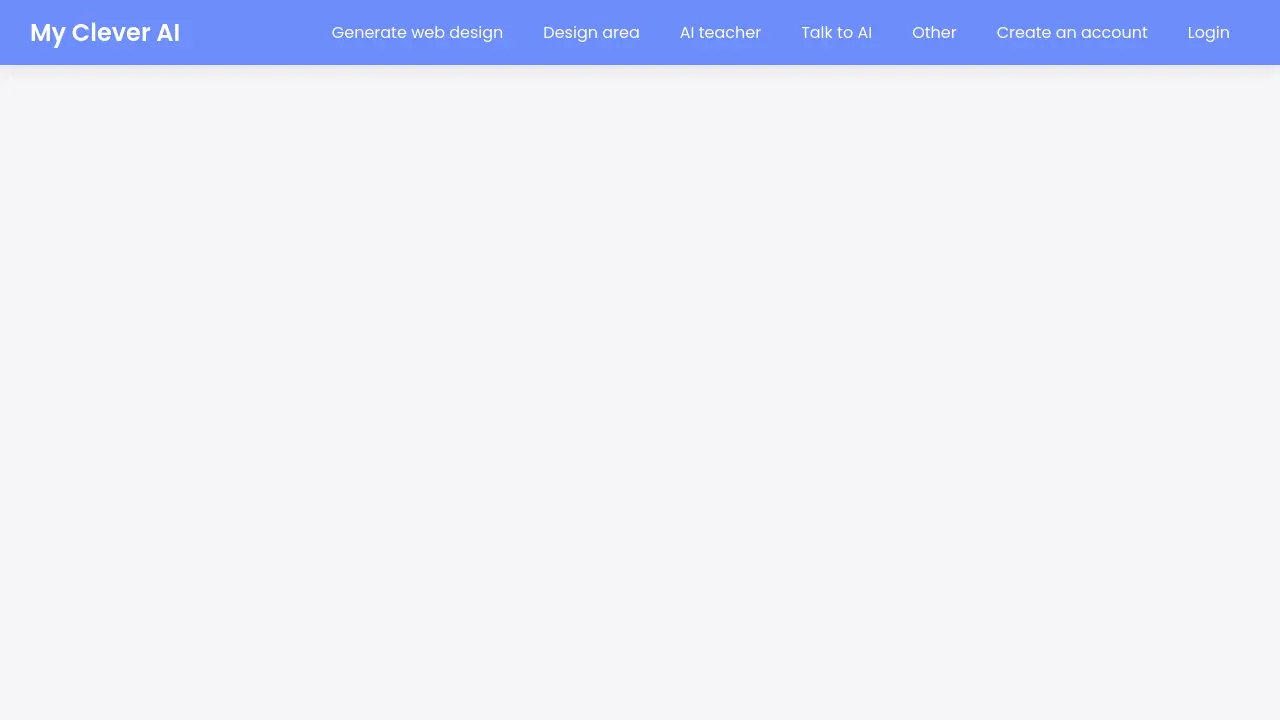 My Clever AI - AI-Powered Website Design and Productivity Tools