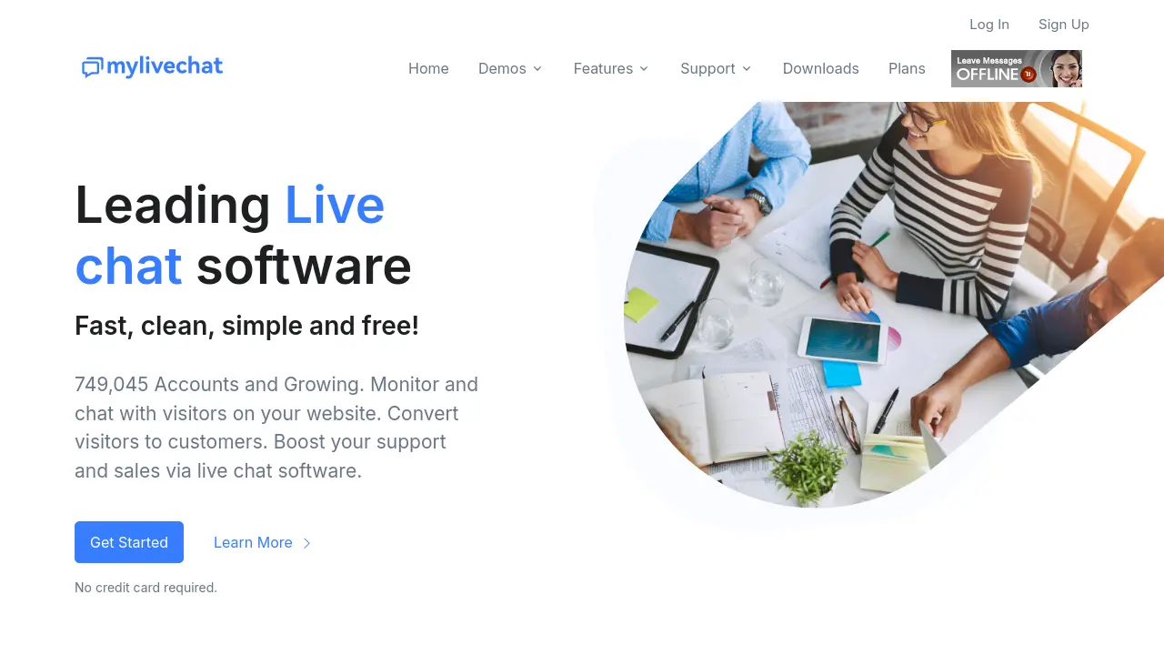 My Live Chat - Fast, clean, simple and free live chat software to ...