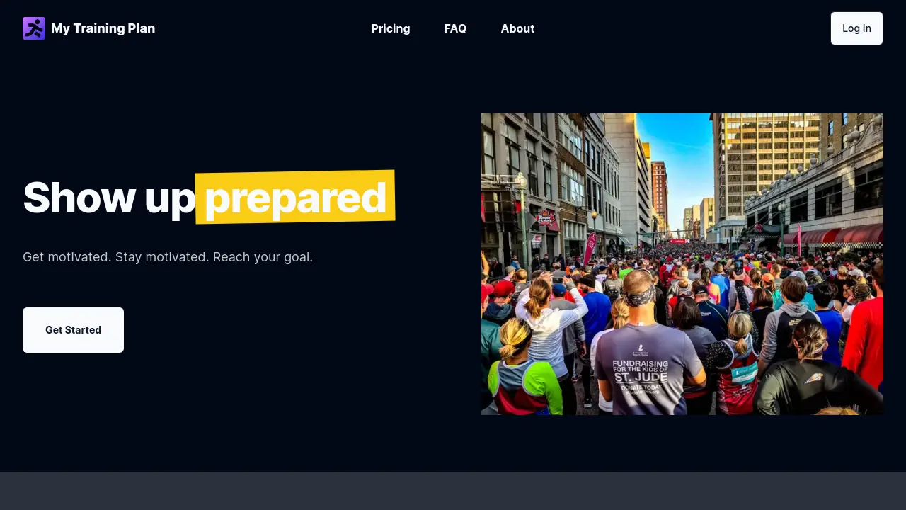 My Training Plan - Personalized AI-Generated Training Plans for Runners