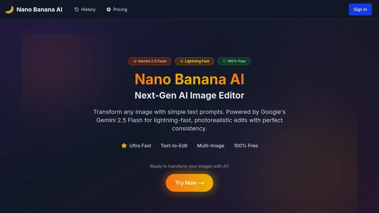 Nano Banana AI - Transform any image with simple text prompts using ...