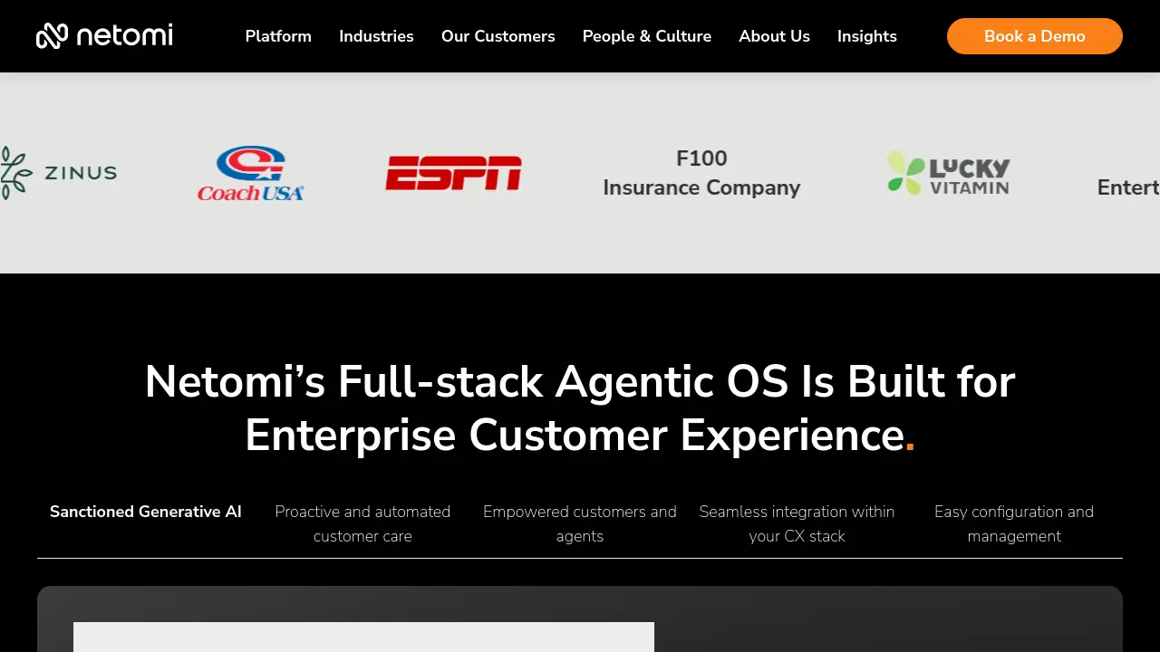 Netomi - Full-stack Agentic OS Built for Enterprise Customer Experience